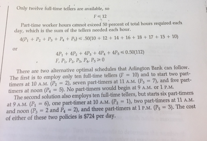 Solved S3 LINEAR PROGRAMMING time, from noon to 2 P.M., is | Chegg.com