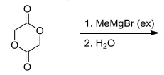 Solved 1. MeMgBr (ex) 2. H2O | Chegg.com