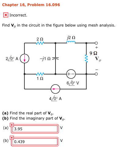 Solved Find V_o in the circuit in the figure below using | Chegg.com