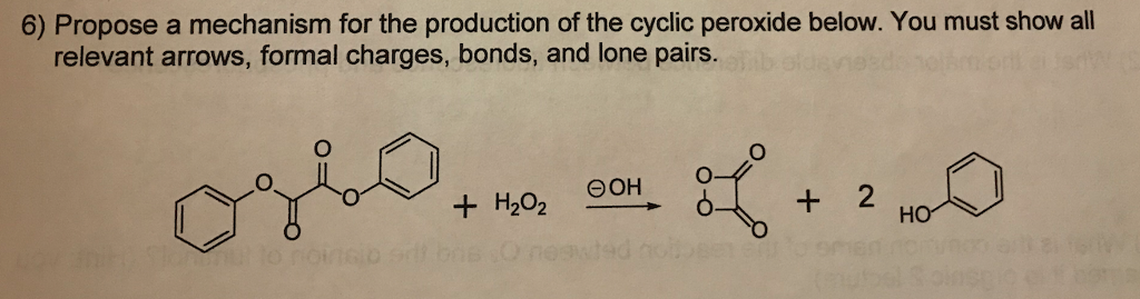 Solved Propose a mechanism for the production of the cyclic | Chegg.com