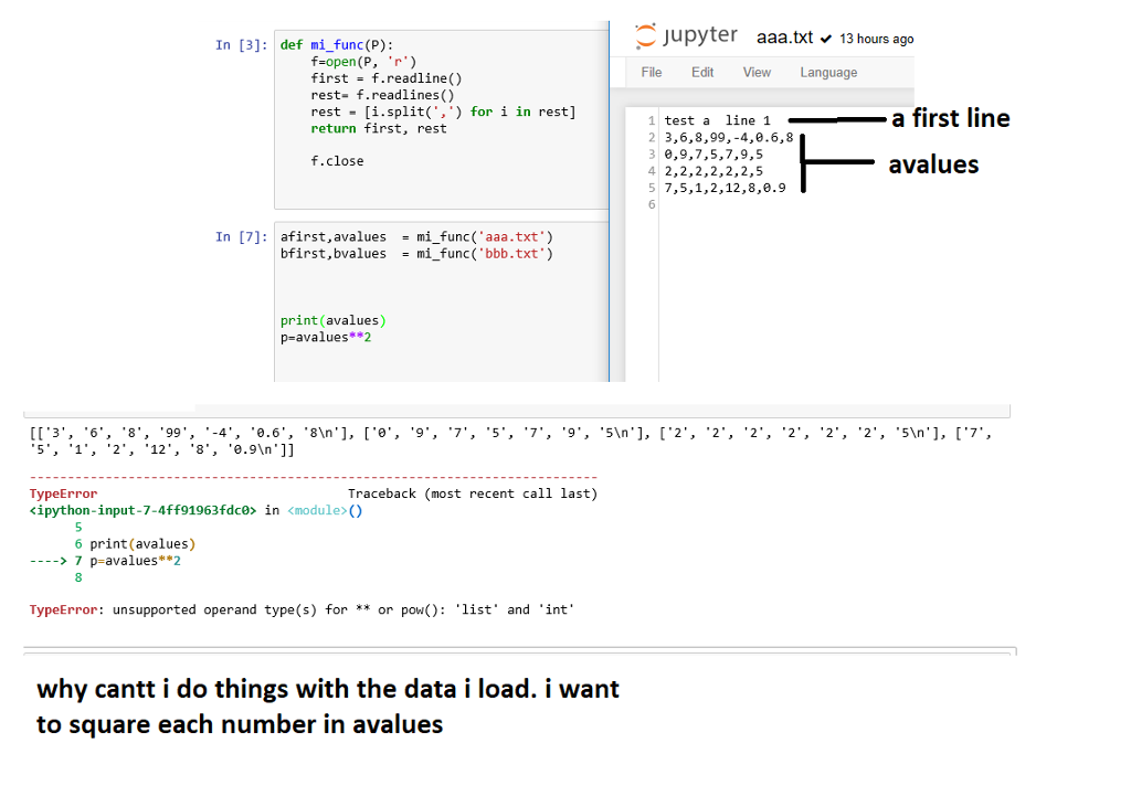 Solved っ.Jupyter aaa.txt. 13 hours ago In [3]: def | Chegg.com