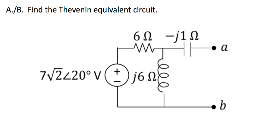 Solved Find the Thevenin equivalent circuit. | Chegg.com