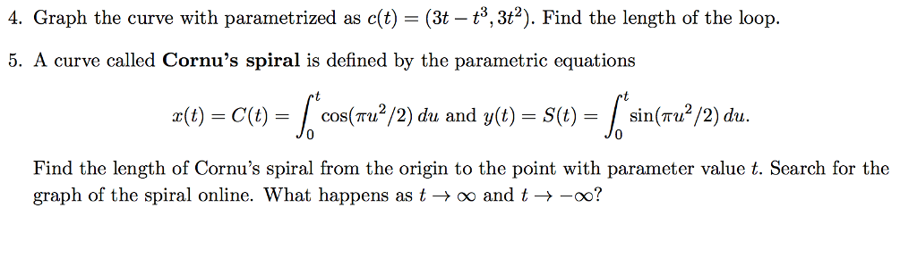 Solved Graph the curve with parametrized as c (t) = (3t - | Chegg.com