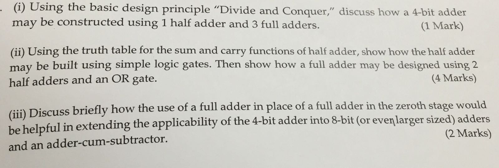 Solved Using the basic design principle "Divide and Conquer, | Chegg.com