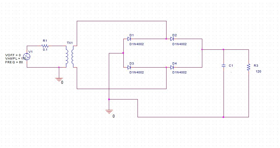 Solved Use a transient analysis in PSPICE to compare the “by | Chegg.com