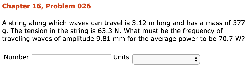 Solved Chapter 16, Problem 026 A string along which waves | Chegg.com