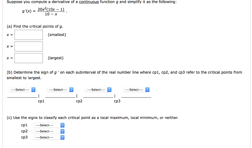 Solved Suppose you compute a derivative of a continuous | Chegg.com