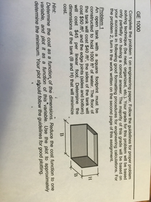Solved Complete the problem 1 on engineering paper. Follow | Chegg.com