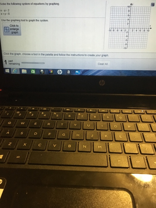Solved Solve The following system of equations by graphing | Chegg.com