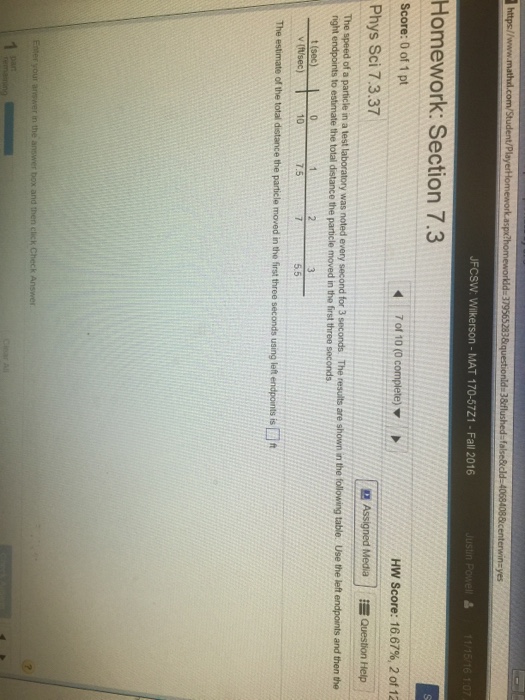 Solved https/twww.mathal. t/PlayerHomework aspx?homeworkld | Chegg.com