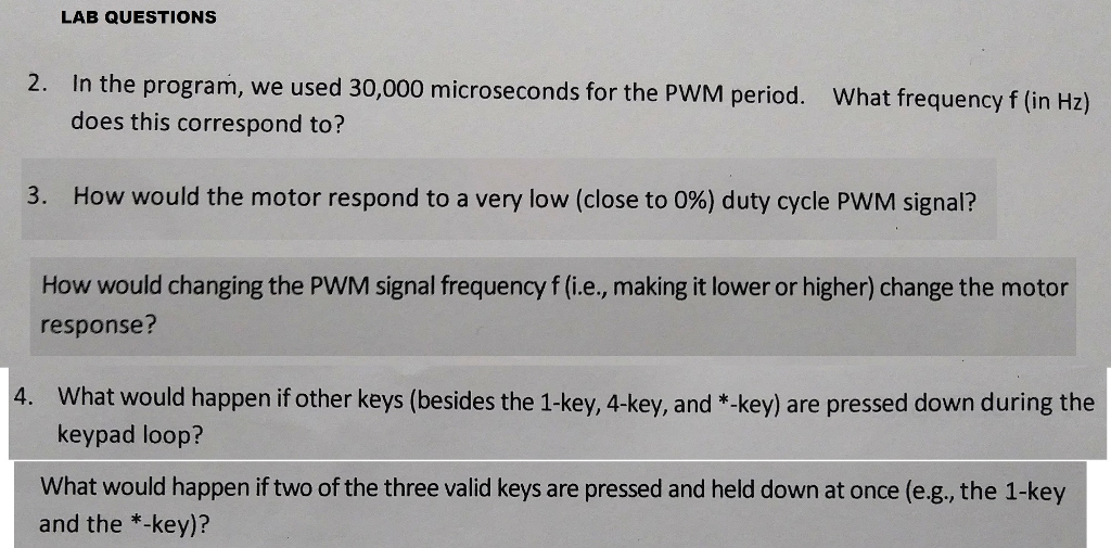 Solved PLEASE I NEED HELP ON THIS LAB EXPERIMENT. MY | Chegg.com