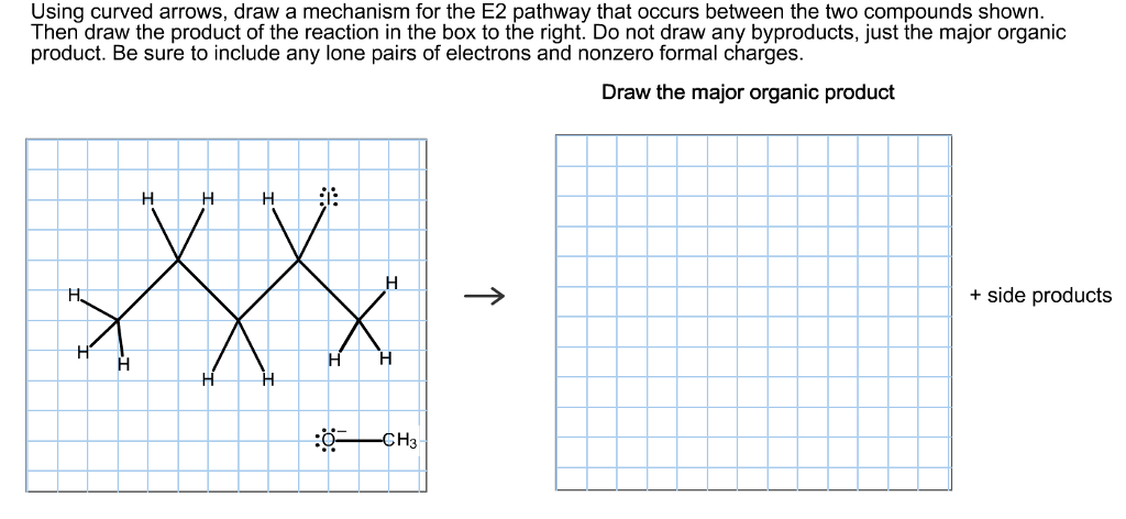 Solved Using curved arrows, draw a mechanism for the E2 | Chegg.com