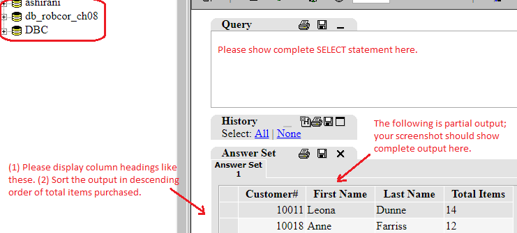 Solved need a SQL query that can do the following Saleco | Chegg.com