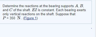 Solved Determine the reactions at the bearing supports A, B, | Chegg.com