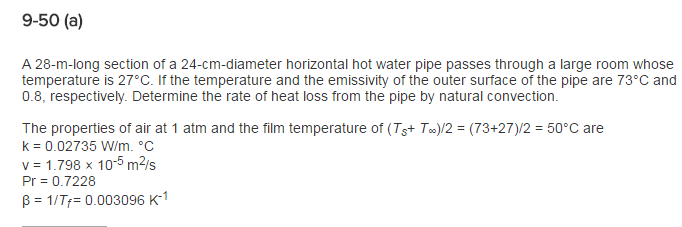 Solved (a) A 28-m-long section of a 24-cm-diameter | Chegg.com