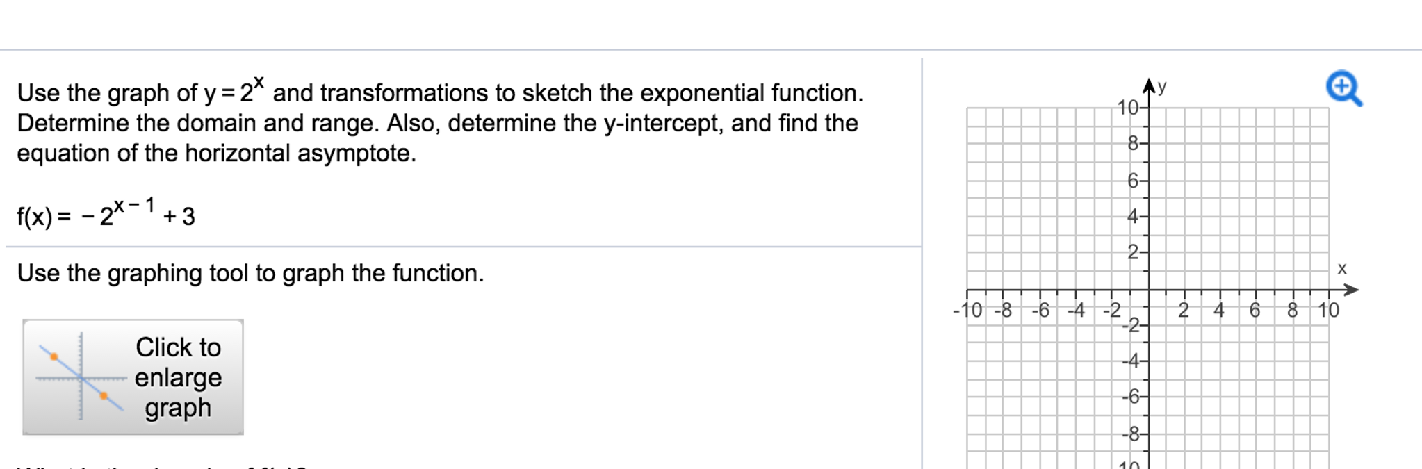 Solved Use the graph of y = 2^ and transformations to sketch | Chegg.com