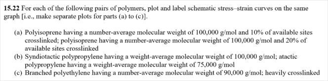 Solved 15.22 For each of the following pairs of polymers, | Chegg.com