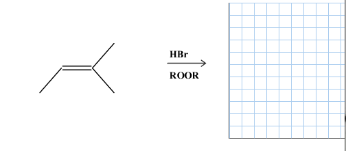Solved Draw the structure of the product formed when HBr | Chegg.com
