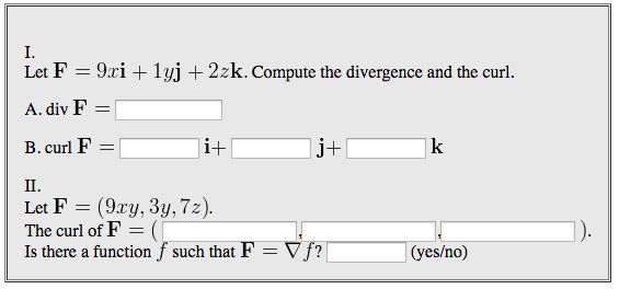 Solved Let . Compute the divergence and the curl... | Chegg.com