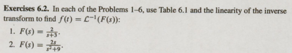 Solved Exercises 6.2. In each of the Problems 1-6, use Table | Chegg.com