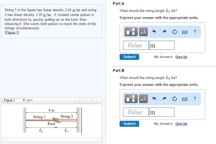 Solved What should the string length L_1 be? String 1 in the | Chegg.com