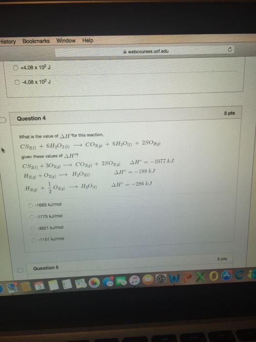 Solved What is the value of Delta H Degree for this | Chegg.com