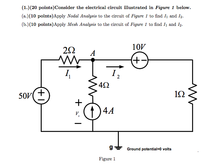 Solved Consider the electrical circuit illustrated in Figure | Chegg.com