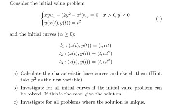 Solved Consider the initial value problem {xy mu_x + (2 y^2 | Chegg.com