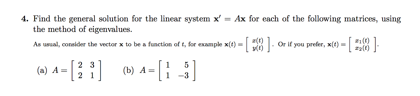 Solved MATH HELP NEEDED !!!! ASAP Find the general solution | Chegg.com