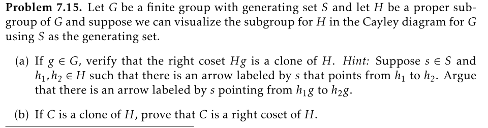 Let G be a finite group with generating set S and let | Chegg.com