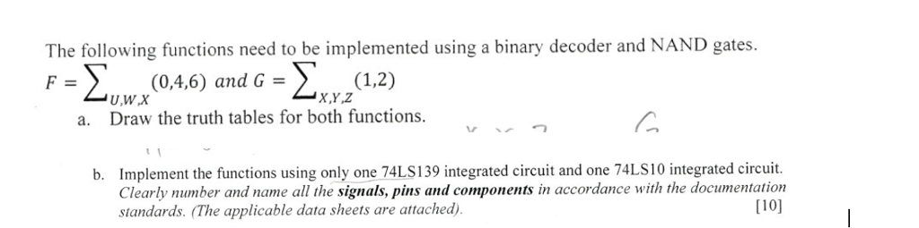 Solved The Following Functions Need To Be Implemented Using 