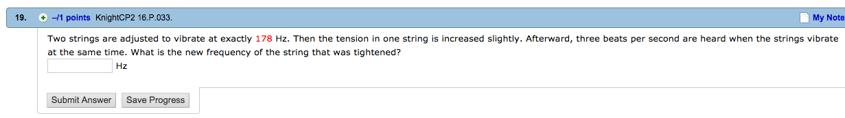 Solved Two strings are adjusted to vibrate at exactly 178 | Chegg.com