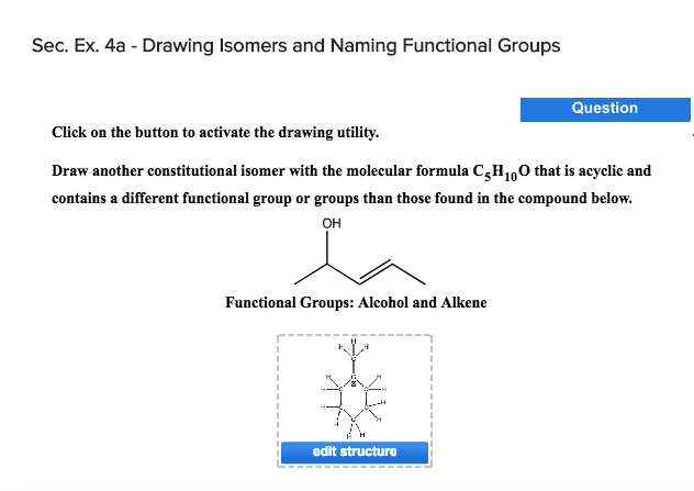 Solved Draw another constitutional isomer with the molecular | Chegg.com