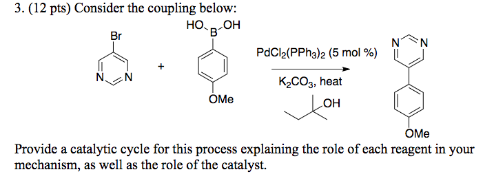 Solved Provide a catalytic cycle for this process explaining | Chegg.com
