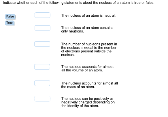 Solved Indicate whether each of the following statements | Chegg.com
