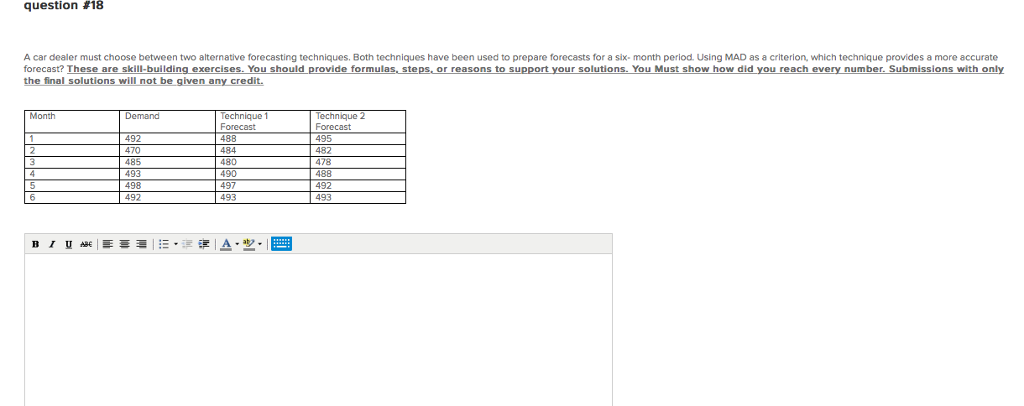 Solved question #18 A car dealer must choose between two | Chegg.com