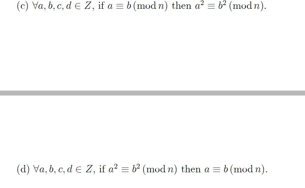 Solved 12. The relation congruence modulo n on the set of | Chegg.com