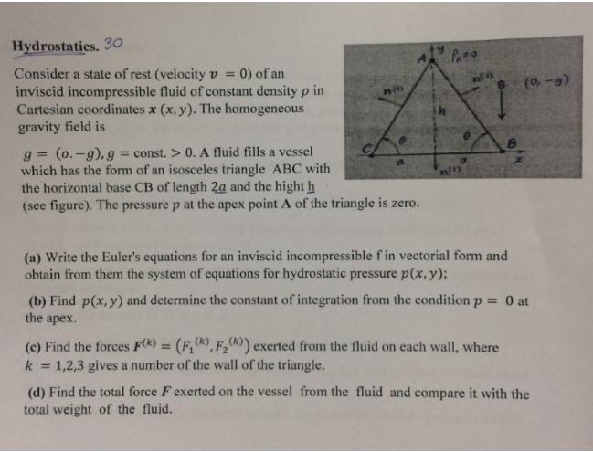 Solved Consider a state of rest (velocity upsilon = 0) of an | Chegg.com