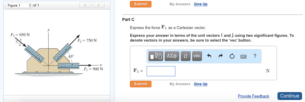 Solved Problem 2.36 Part A Resolve each force acting on the | Chegg.com