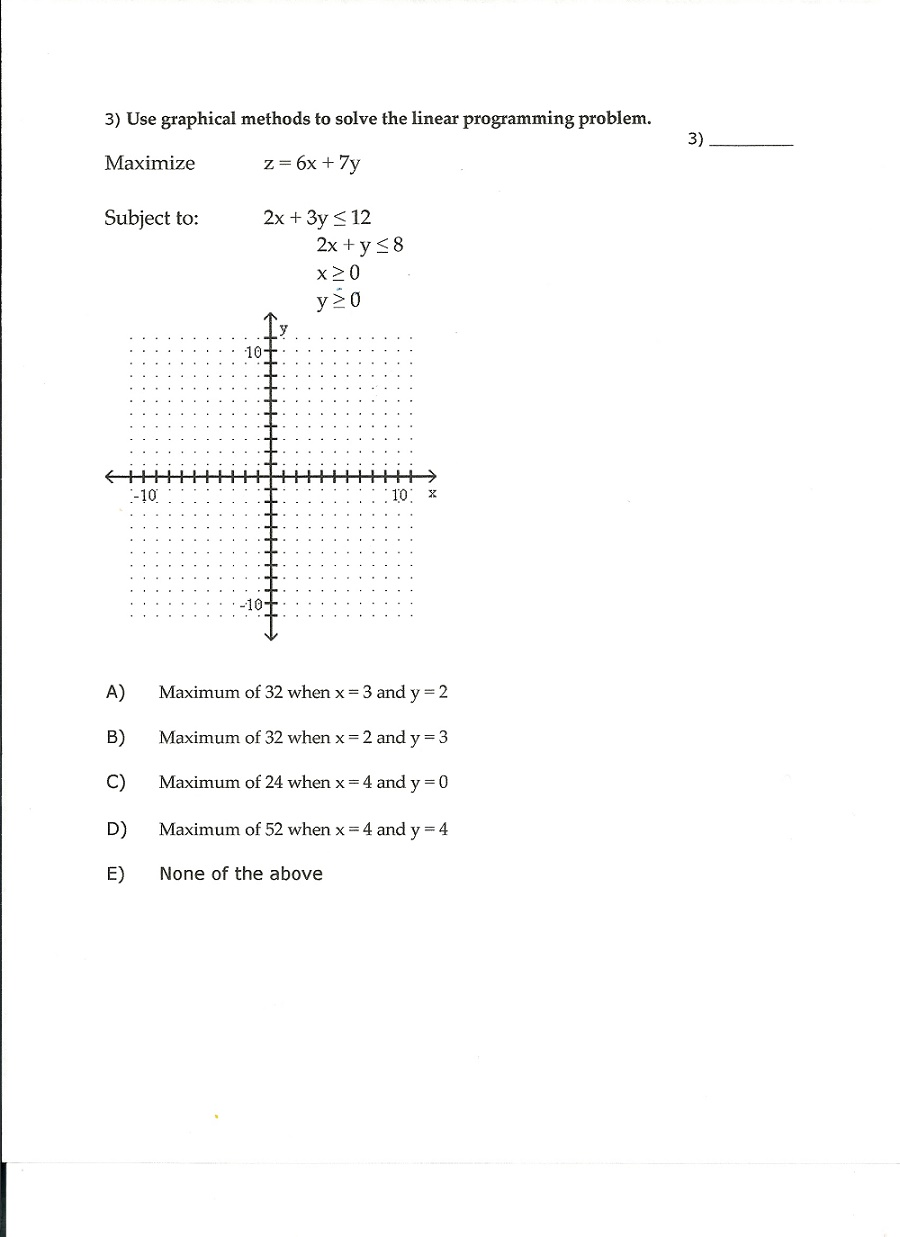 Solved Math 106 help, please show work. THanks! | Chegg.com