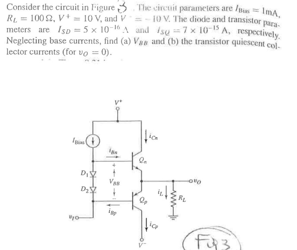 Solved Consider the circuit in Figure. The circuit | Chegg.com