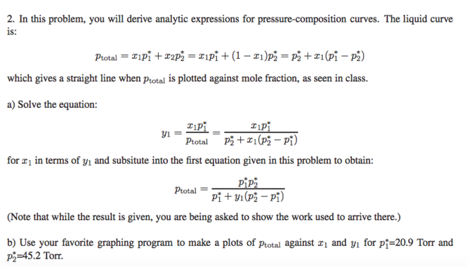In this problem, you will derive analytic expressions | Chegg.com