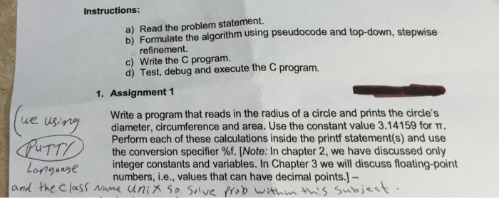 Solved Instructions: Read the problem statement. Formulate | Chegg.com