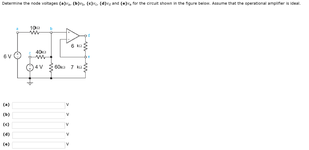 Solved Determine the node voltages (a)Var (b)Vb, (c)Vc, | Chegg.com