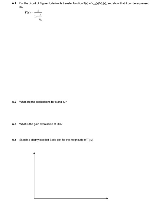 Solved R2 R1 Vin Vout Figure 1 R2 | Chegg.com