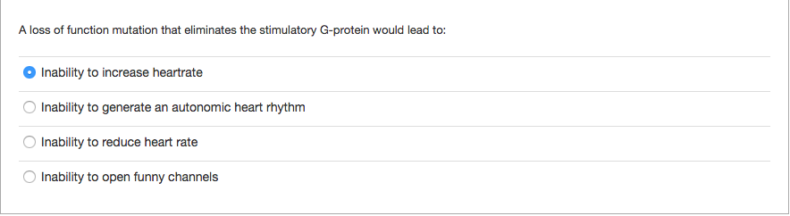 Solved A Loss Of Function Mutation That Eliminates The