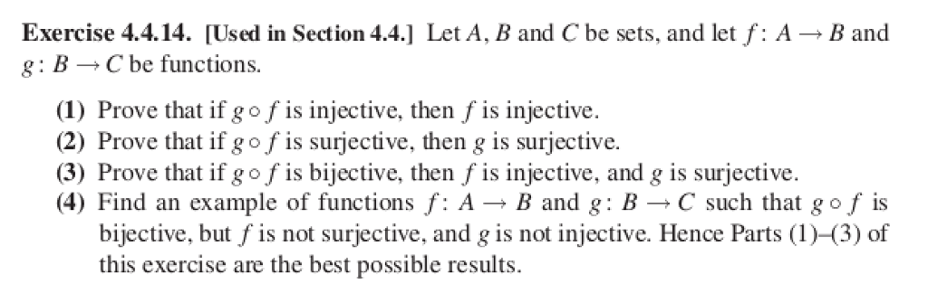 Solved Let A, B and C be sets, and let f: A rightarrow B and | Chegg.com