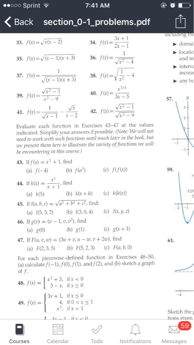 Solved f(x) = square root x (x - 2) f(x) = 3x + 1 / 2x - 1 | Chegg.com