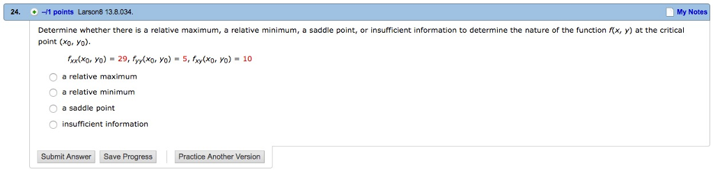 Solved Determine whether there is a relative maximum, a | Chegg.com