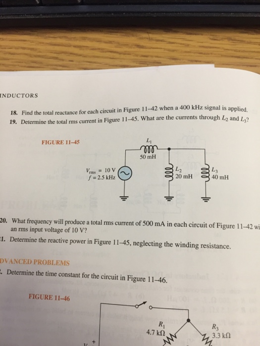 Solved Find the total reactance for each circuit in Figure | Chegg.com